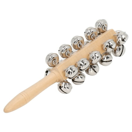 Wooden Bell Stick, Clear Sound Cognitive Training Edges Handle Bell ...