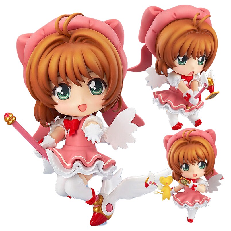 Figura de acción de Sakura, CardCaptor versión Q de 10cm, Li Syaoran ...