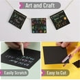 Mr. Pen- Scratch Art for Kids with Wooden Stylus, 125 pcs, Rainbow ...