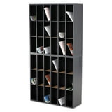 Safco 18 Compartment Mail Sorter in Black - Walmart.com