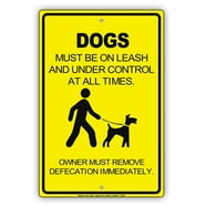 Please Keep Dogs off Grass Red Sign - Walmart.com