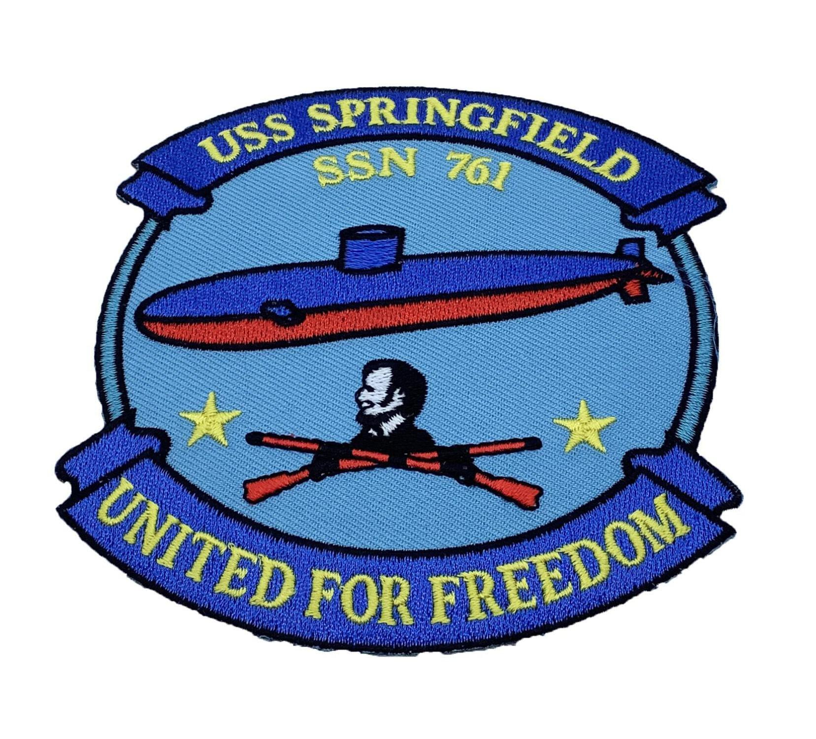 USS Springfield SSN-761 Patch – Plastic Backing - Walmart.com