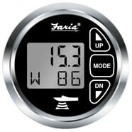 Faria Chesapeake Black 2" Depth Sounder w/Transom Mount Transducer ...