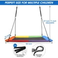 Giant 60" Platform Tree Swing for Kids and Adults - 700 Lbs Large ...