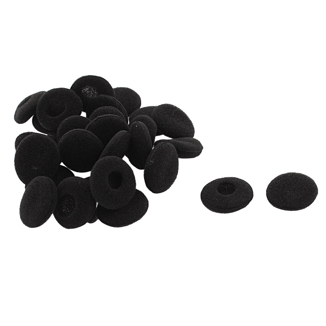 Soft Sponge Headphone Cover Earphone Cushion Replacement Black 28 Pcs ...