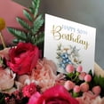 3drose, Pretty Blue Magnolia Happy 50th Birthday, 12 Greeting Cards ...