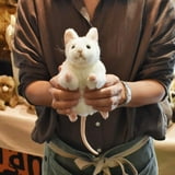 Hansa 5 White Mouse - Lifelike Handcrafted Toy - Walmart.com