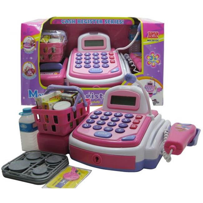 DDI 1940384 Educational Battery Operated Cash Register Play Set (Pink ...