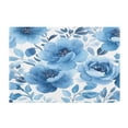 Bathroom Plush Absorbent Mat Combined U-Shaped Square Pad Bath Mat ...