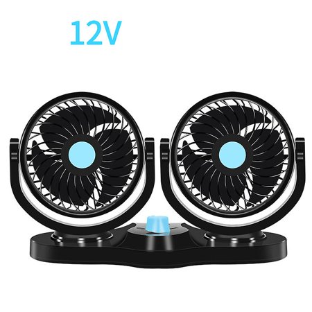 Yyh Mini Fans 12v/24v Mini Electric Car Fan Low Noise Summer Car Air ...