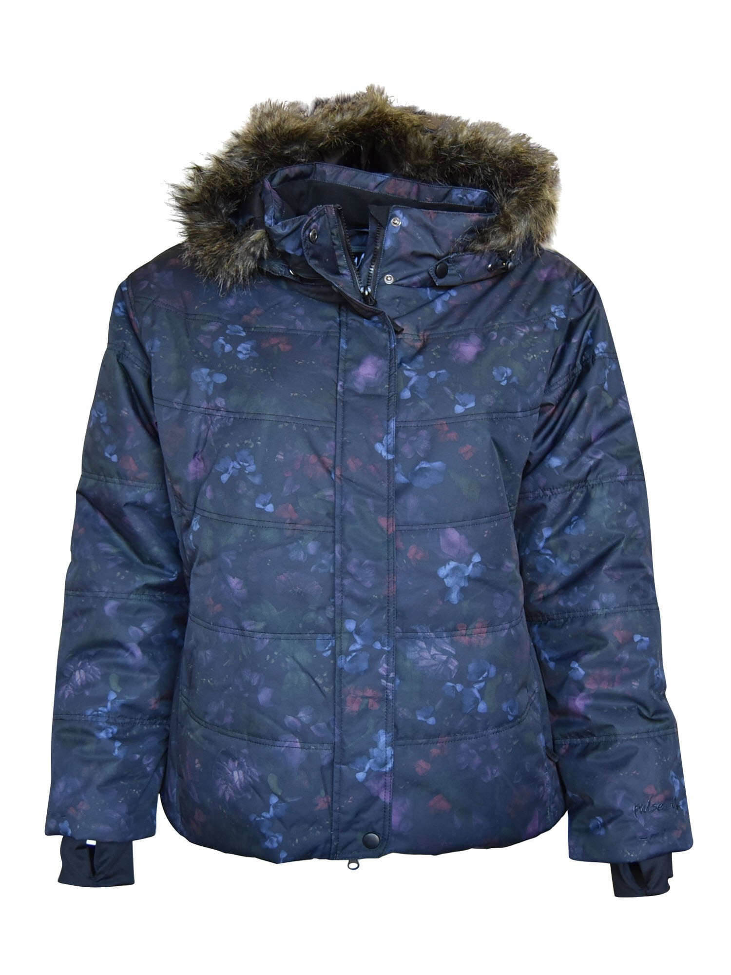 Pulse Women's Plus Extended Size Snow Ski Coat Jacket Aspens Calling 1X ...