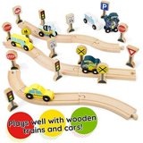 Imagination Generation Wooden Street Signs Pack | Includes Stop, Yield ...