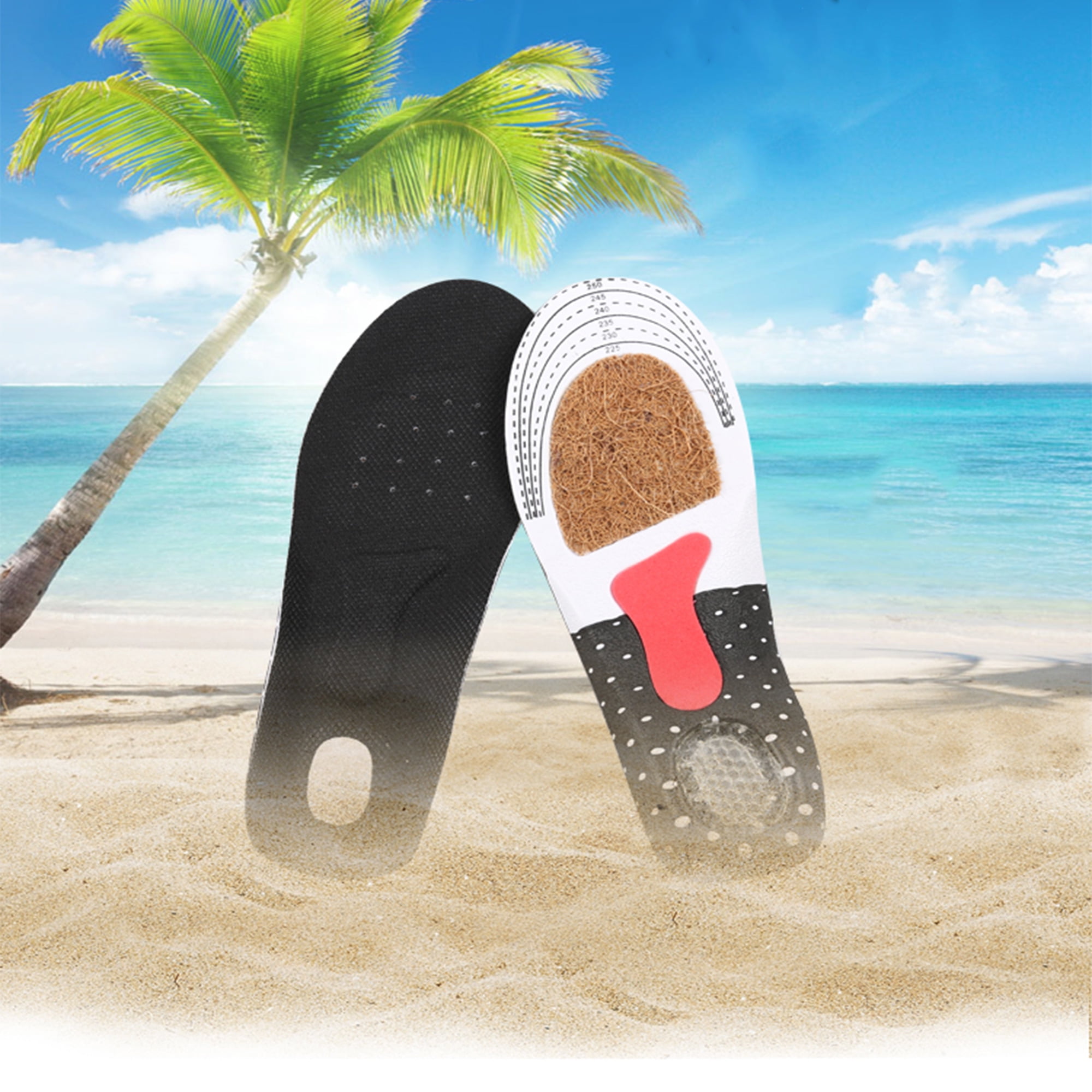 LELINTA Advanced Gel Orthotic Insoles for Sports, Extra Shock Absorb ...