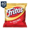 Fritos Original Corn Chips, 40 Count, 1 oz Bags - Classic Snack, Easy ...