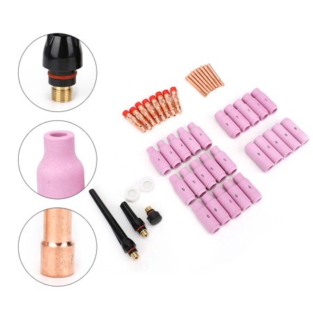 Welding Torch Welding Ceramic Cup Torch Collet Collet Body 46 Pcs ...