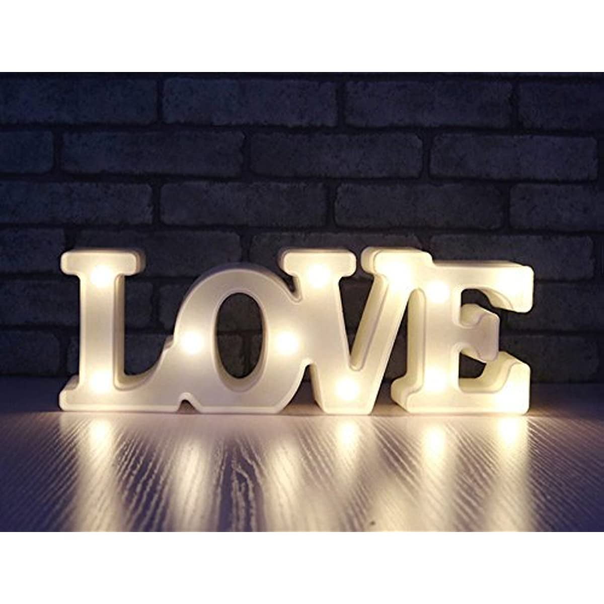 LINLIN Wedding Decorations LED Marquee Sign Love, Love Letter Sign ...