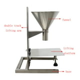 INTBUYING Stainless Steel Feeding Hopper 5MM with Support Stand Manual ...