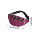EDHITNR Fanny Pack for Women Men, Crossbody Waist Bag with 2 Zipper ...