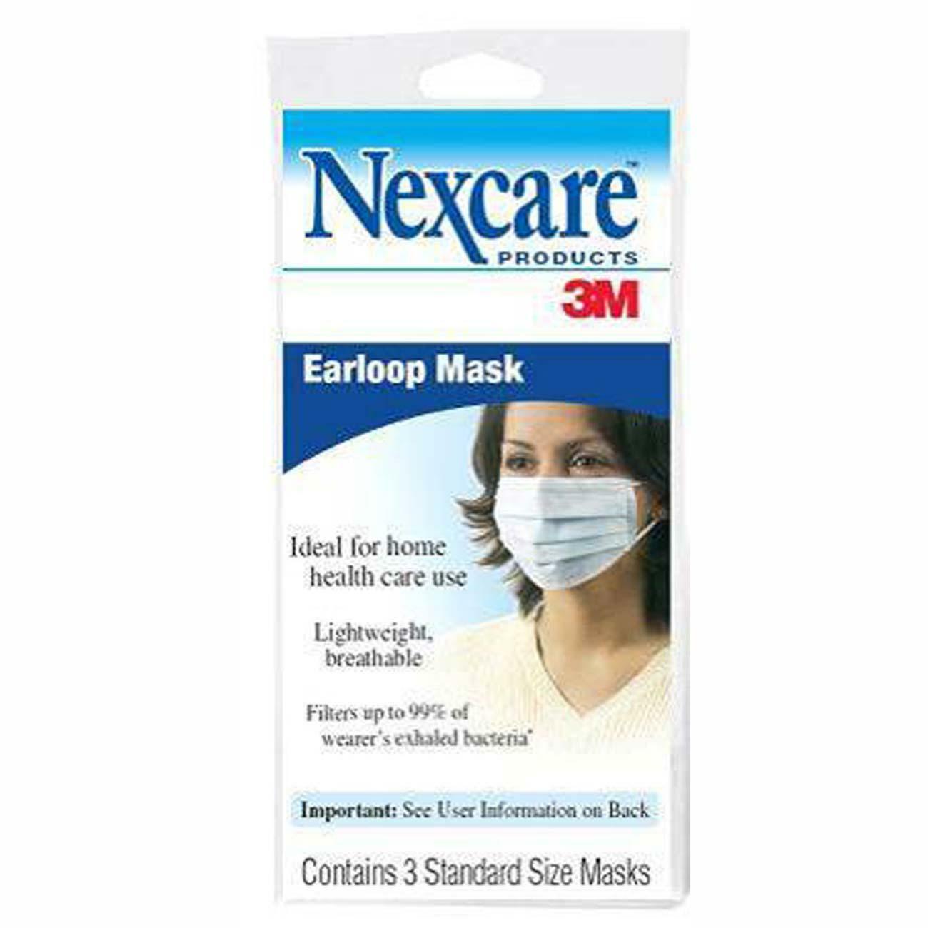 3M Nexcare Products Earloop Mask, 3 ea – BrickSeek