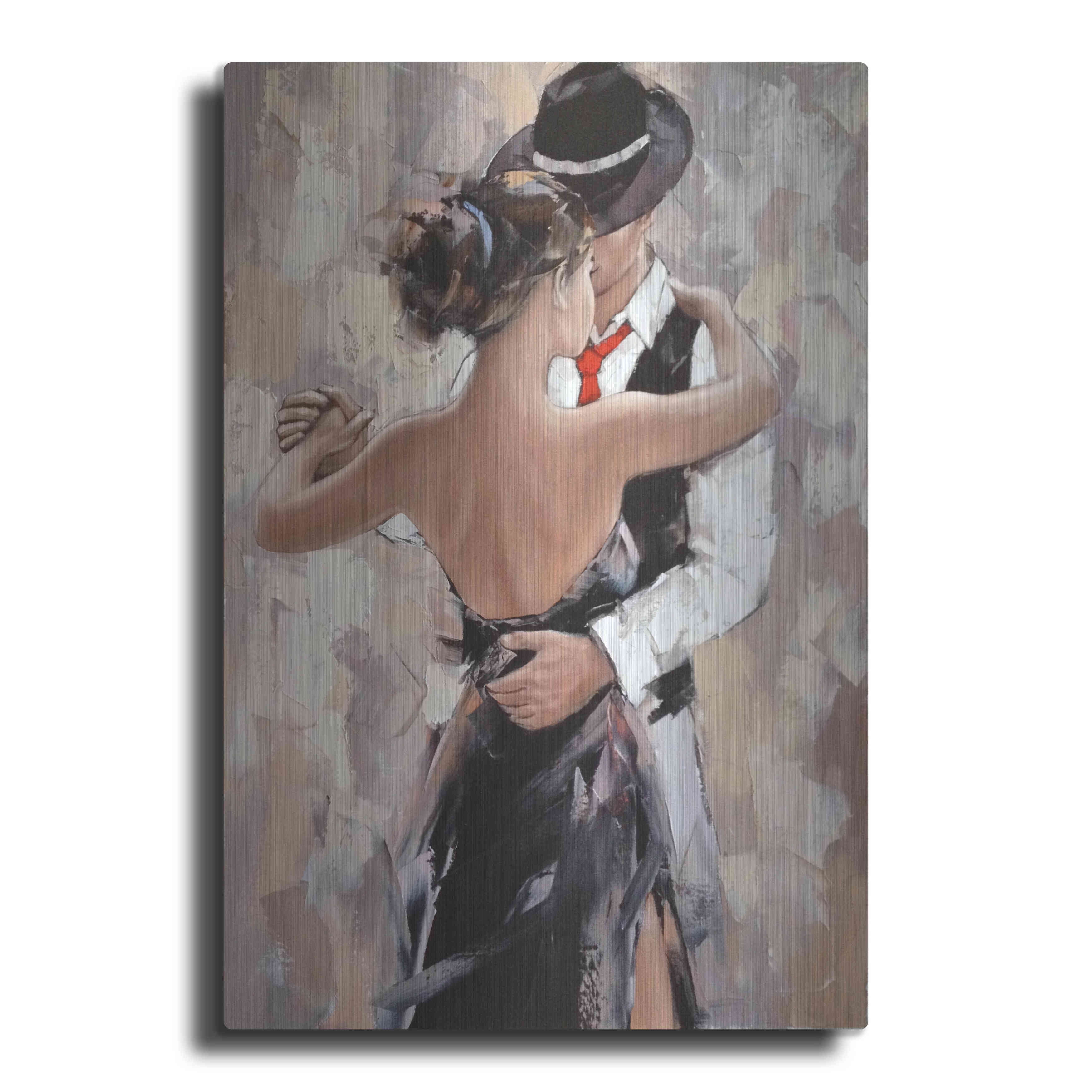 Luxe Metal Art 'Tango' by Alexander Gunin, Metal Wall Art, 12"x16 ...