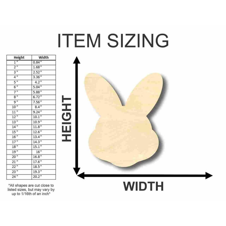 Easter Bunny Head Template