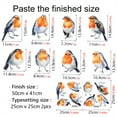 Keep Bird Safe and Decorate Home Offices with Window Stickers Static ...