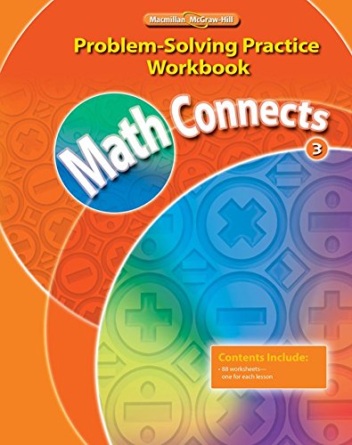 Pre-Owned Math Connects Problem Solving Practice Workbook, Grade 3 (Math Connects: Course 3 ...