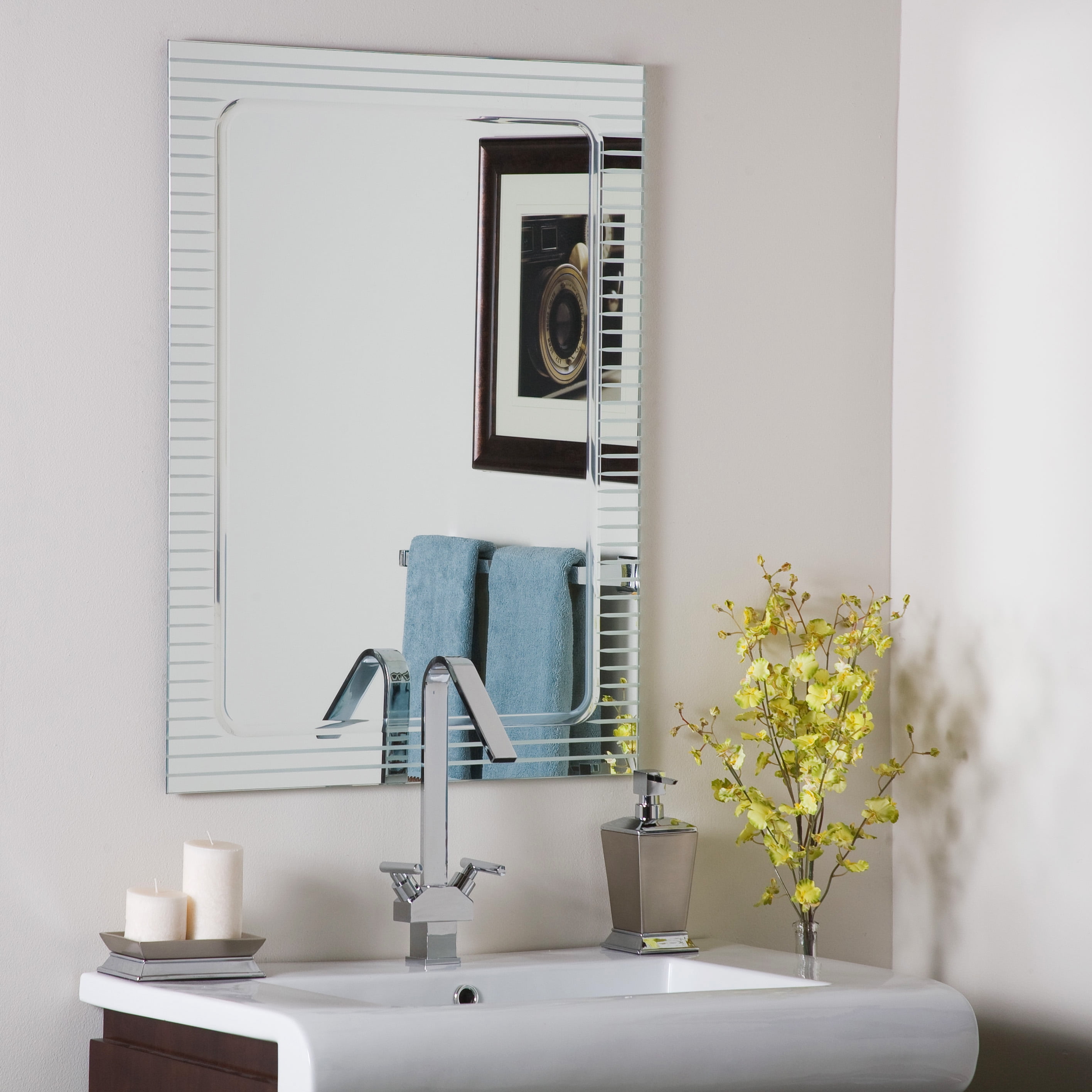 Frameless Bathroom Mirrors