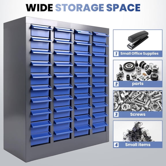 Tanfengu 40 Compartment Classified Layout, Tool Organizer, Parts Bin ...