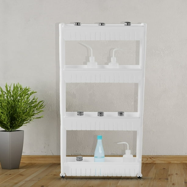 Organizer Tower,Rolling Slide Storage Tower Storage Rack Shelf Rolling ...
