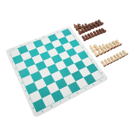 Chess Pieces Board Set, Lightweight Moderate Size Chess Set Glossy 32 ...