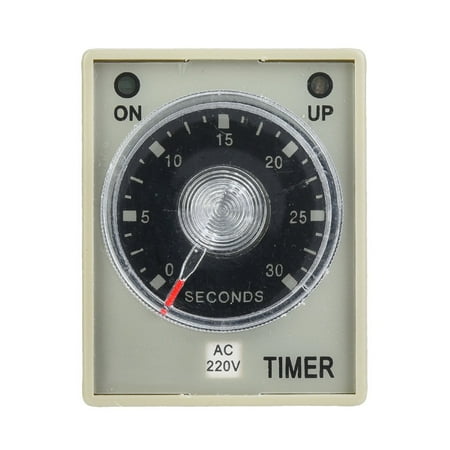 Time Relay 30S 8 Pins Timer 35mm Din Rail for Industrial Automation ...