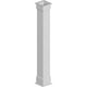 6" Width x 72" Height Non-Tapered Plain (Economy) Fypon Column Wrap ...