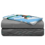 Minecraft Bag Kids Novelty Twin Bed-in-a-Bag, 100% Microfiber, Green ...