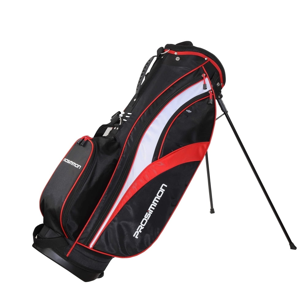 Prosimmon Golf Tour Stand Bag Black/Red - Walmart.com