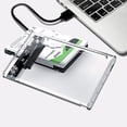 2.5 Inch Hard Drive Enclosure SATA HDD/SSD Case for Laptop (Type-C/USB3 ...