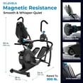 Teeter FreeStep LT3 Recumbent Cross Trainer, Elliptical Stepper Machine ...