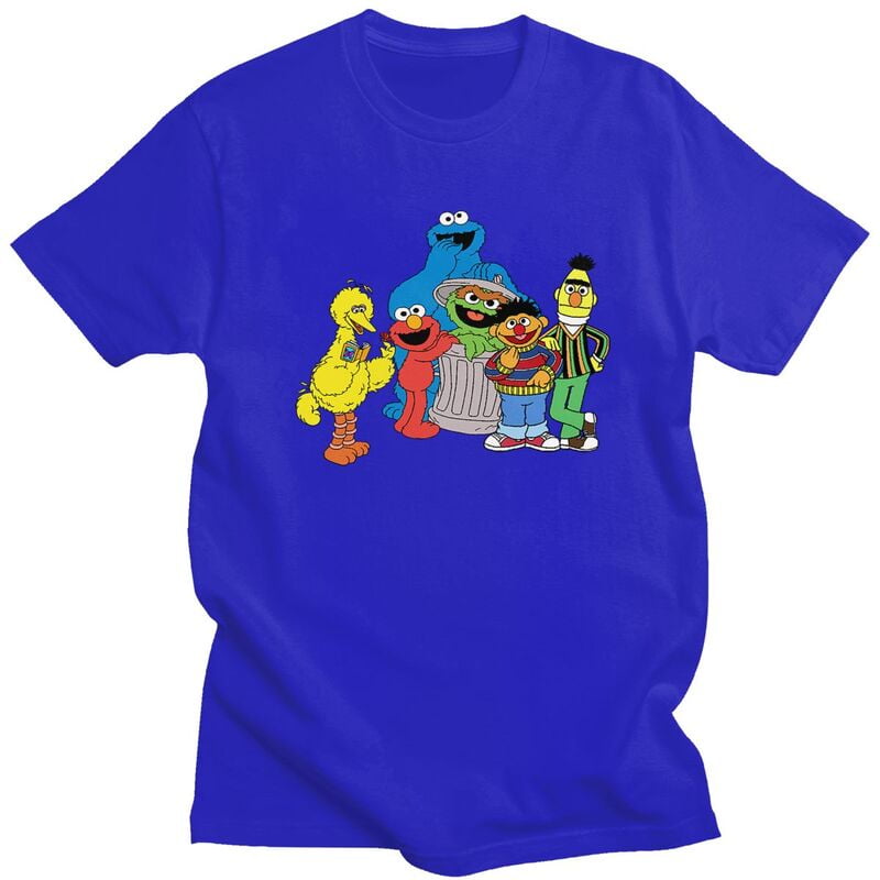 Click here for Fanjiahuan Sesame Street Cartoon Tshirt For Men Sh... prices