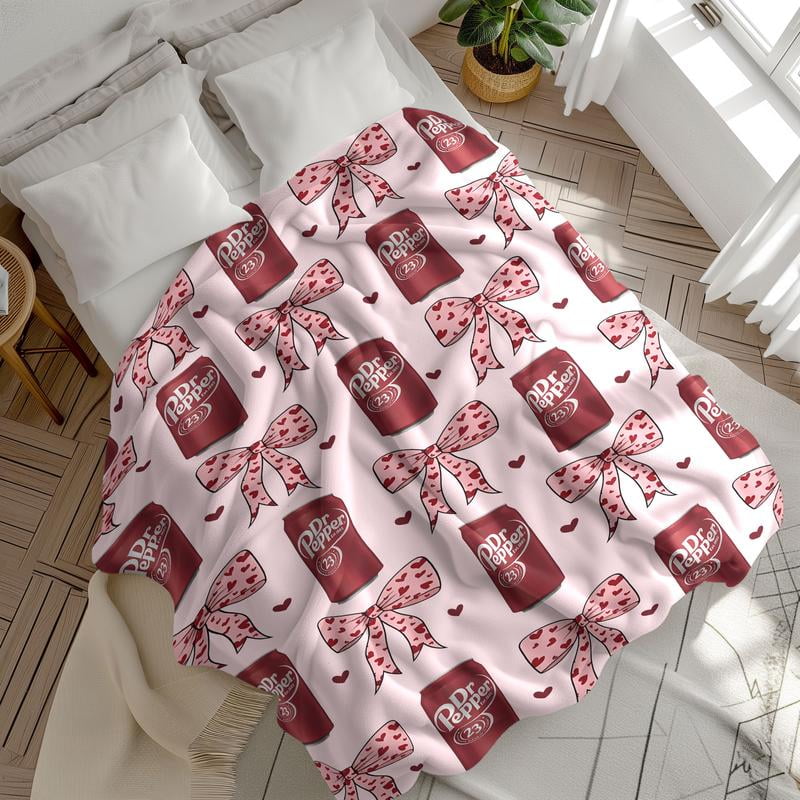 Click here for Unbranded Cute Heart Bows & Dr Pepper Flannel Bed... prices