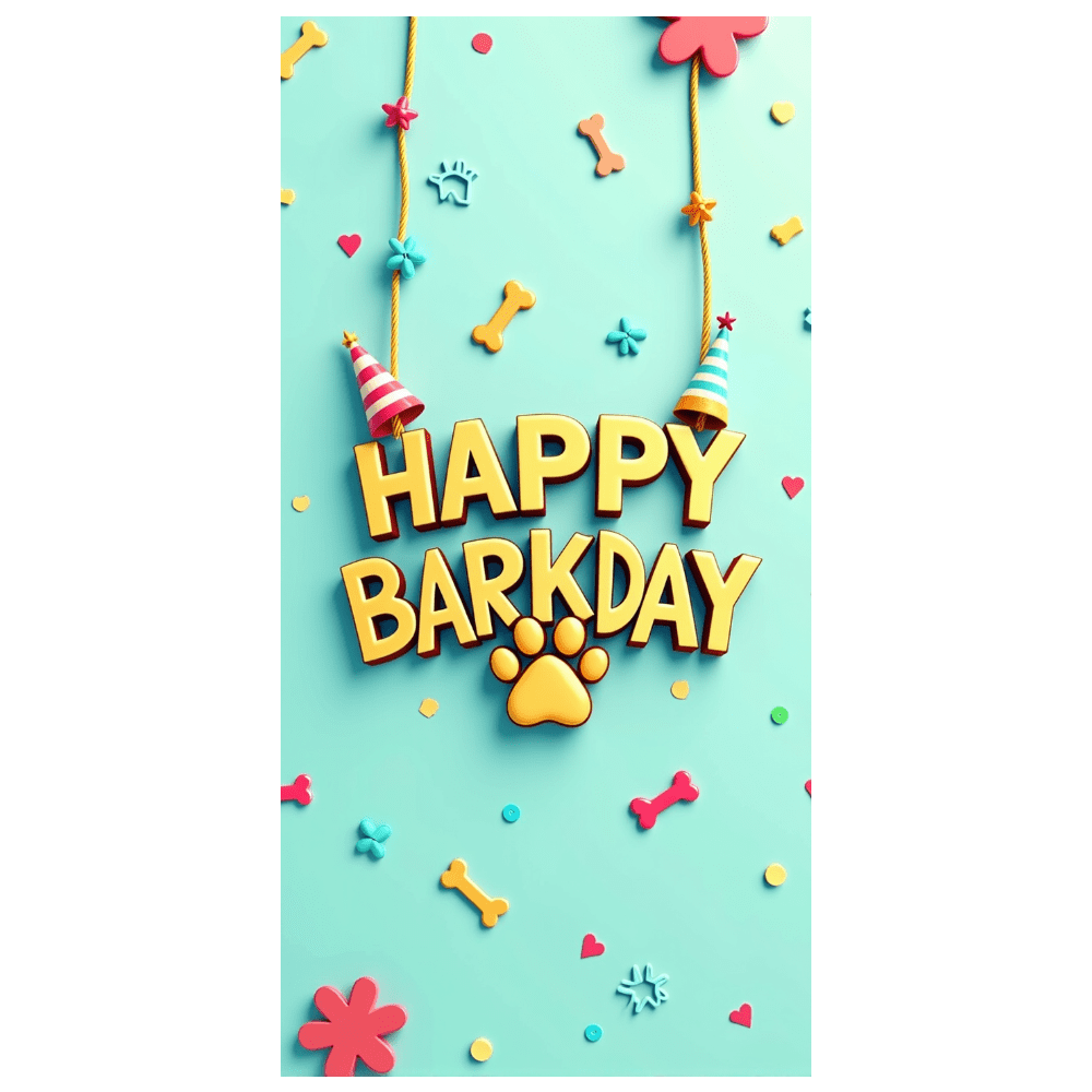 Click here for Yezdix Happy Barkday Party Banner Celebration Back... prices