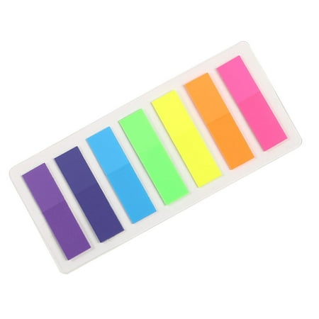 relayinert 140 Pieces Fluorescence Self Adhesive Convenient Memo Pad ...