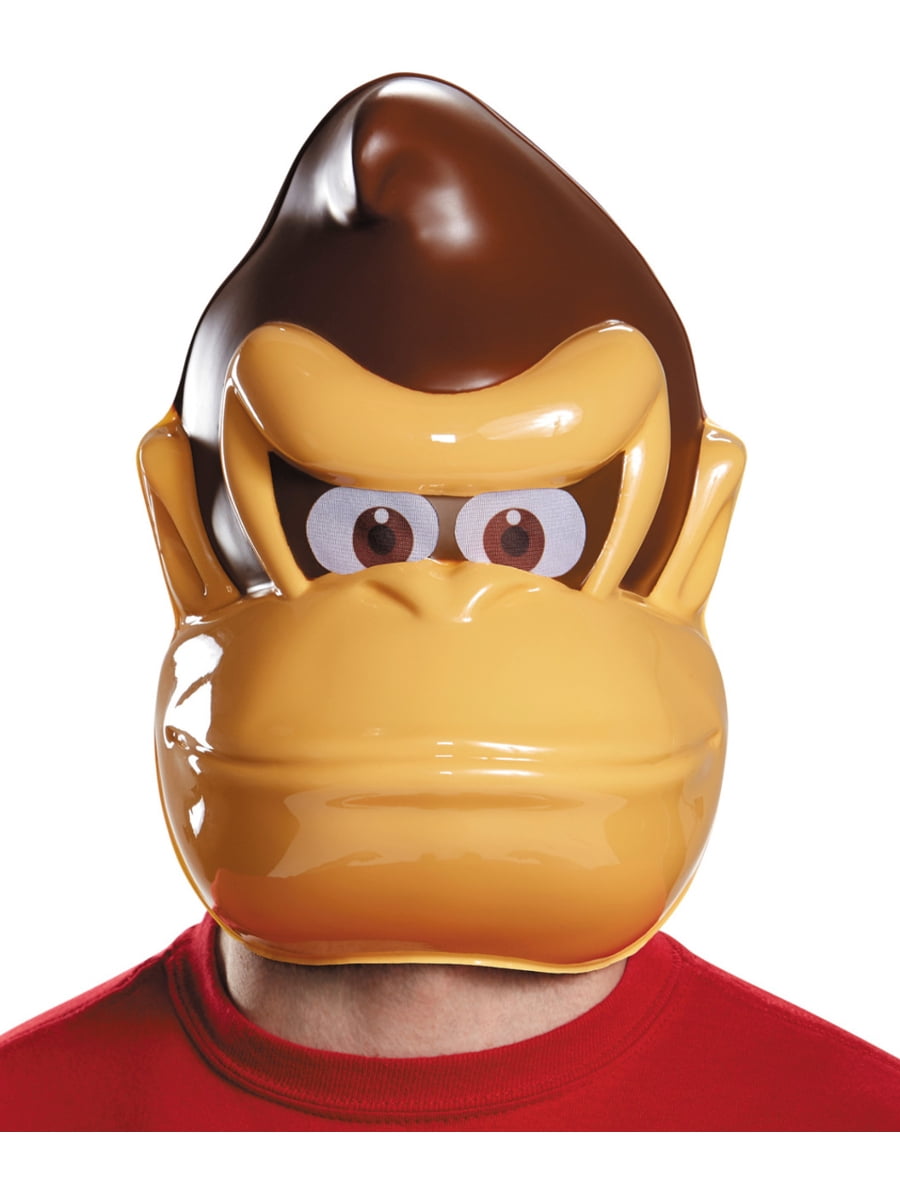 Disguise Costumes Adult's Nintendo Donkey Kong Gorilla Monkey Mask ...