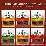 Duke's Smoked Sausage Sticks, Spicy and Sweet Flavors, Variety Pack of ...