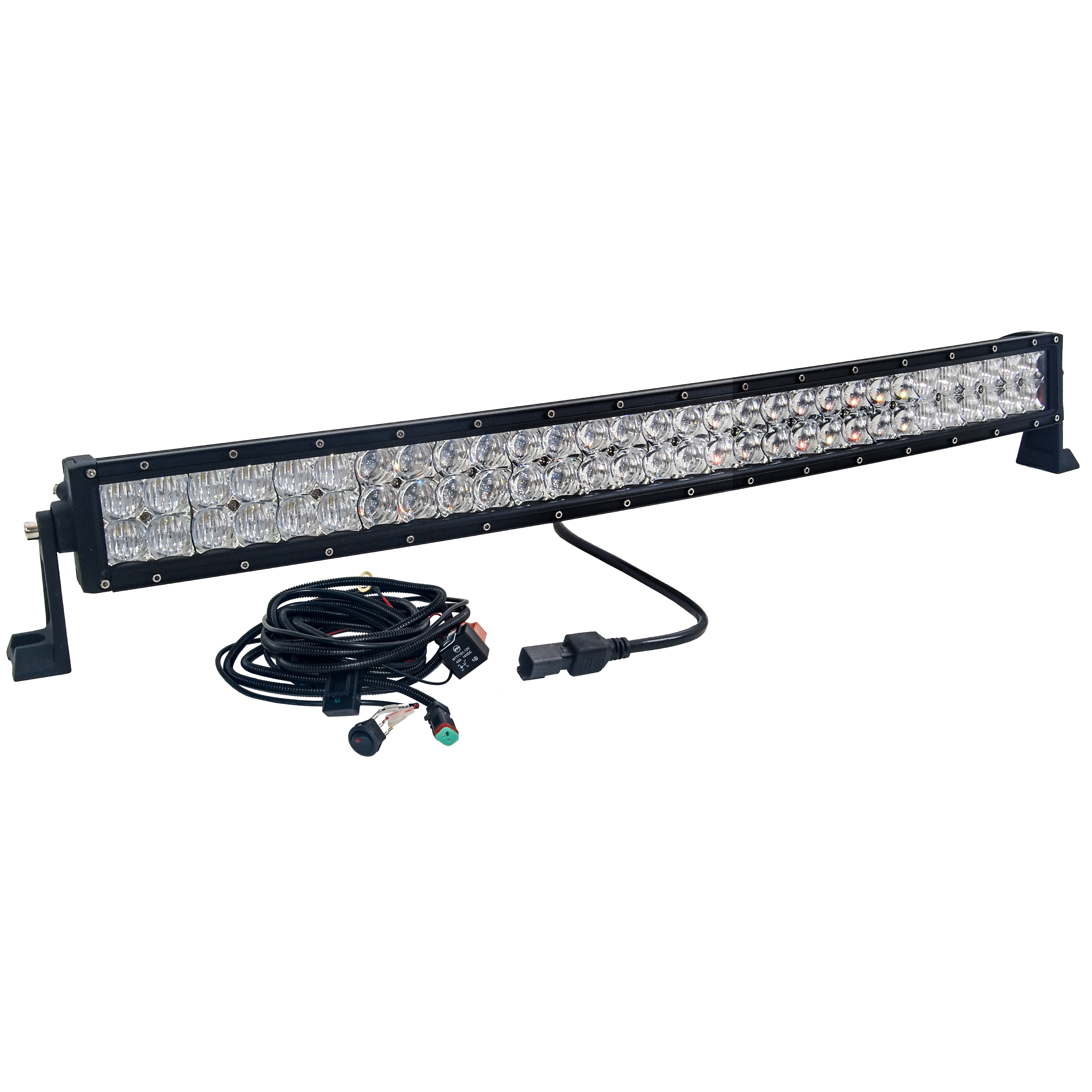 32" Curved 4D-Series OZ-USA® 180w LED Lightbar Combo Spot/Flood Beam ...