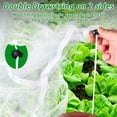 2 Pack Raised Bed Garden Netting 52x28x18in Rectangular Fine Mesh Bird ...