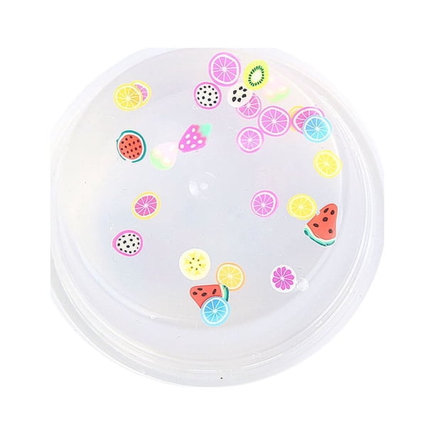 Lubelski Clear Fruit Salad Slime Flower Animal Cake DIY Pressure ...