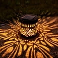 AFACUHX 2PC Decorative Solar Lights Weatherproof Metal Solar Powered ...
