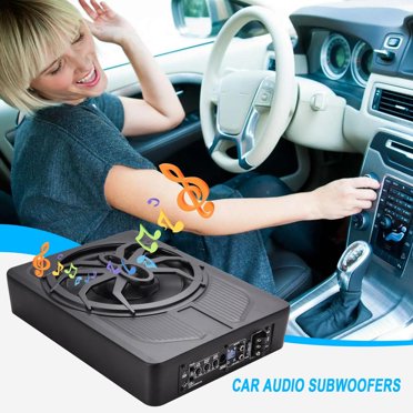 NVX QBSTA 900W Peak 11" Quick Bass Spare Tire Powered Subwoofer System ...