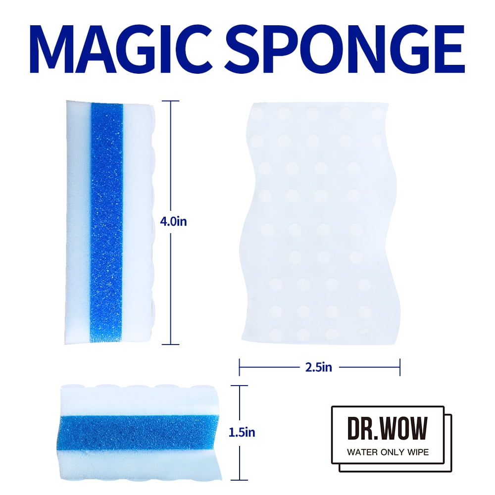 Buy Dr. Wow 25 Count Extra Durable Magic Cleaning Sponges, Premium Eraser Sponges for Multi ...