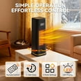 ELEKA Space Heaters for Inside,1500W Portable Electric Heater with ...